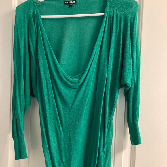 Express | Tops | Express Toptunic Kelly Green | Poshmark